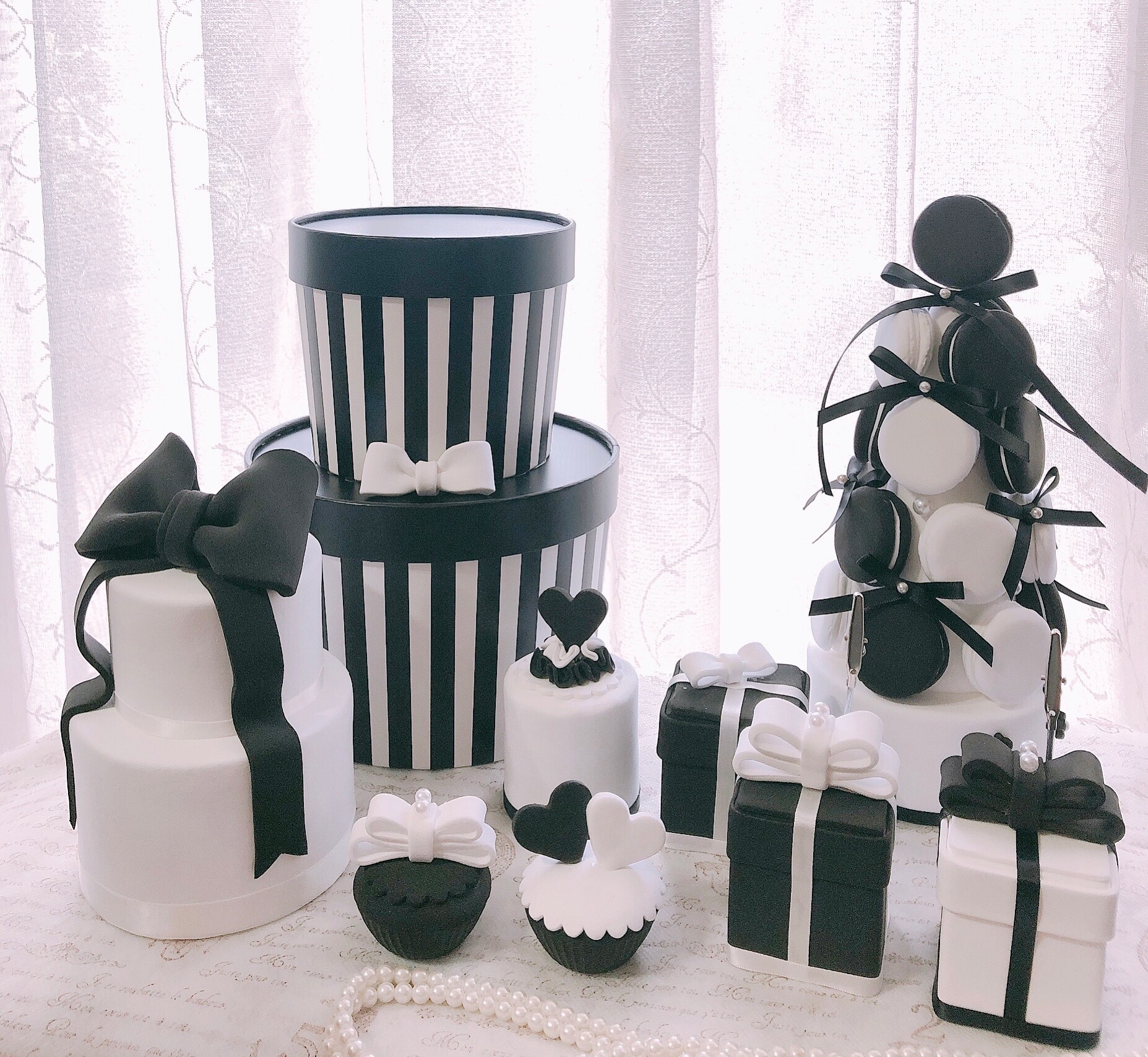 クレイケーキウェルカムスペースセット ブラック ︎ホワイト 611050 | クレイケーキ アリエル