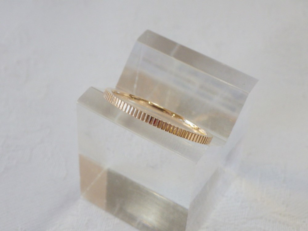 K18YG HAGURUMAリング 812381 | ジュエリー工房 ケイ・エム